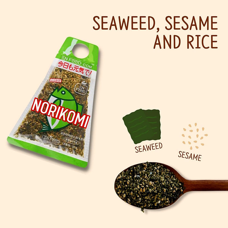 Furikake Seasoning - Original Seaweed Flavour (contains fish) - EN FOO ...