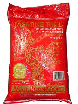 Thai Hom Mali Rice 10kg - MAH BOON KRONG – RaanThai Oriental Supermarket
